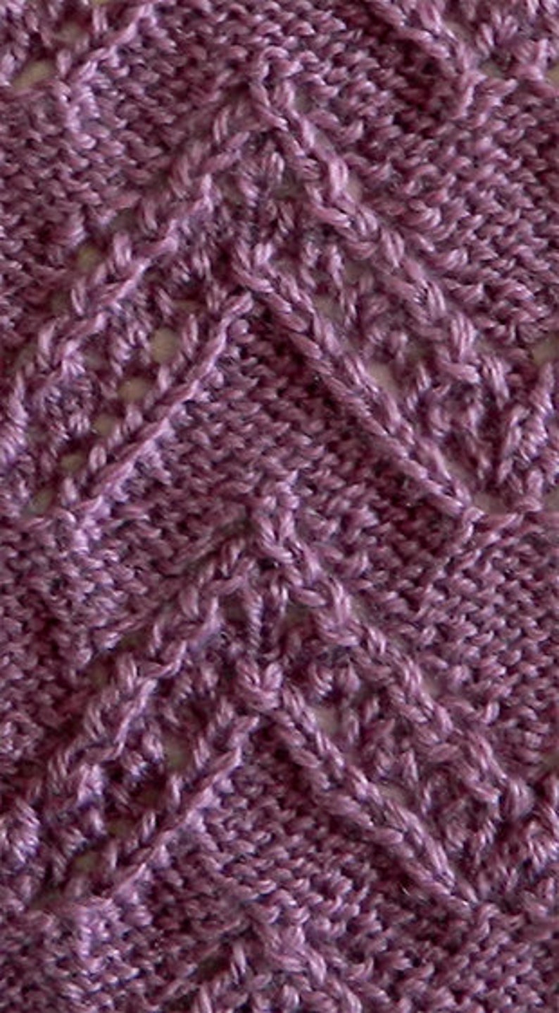 LACE KNITTING PATTERN Lace Dishcloth English and Spanish - Etsy