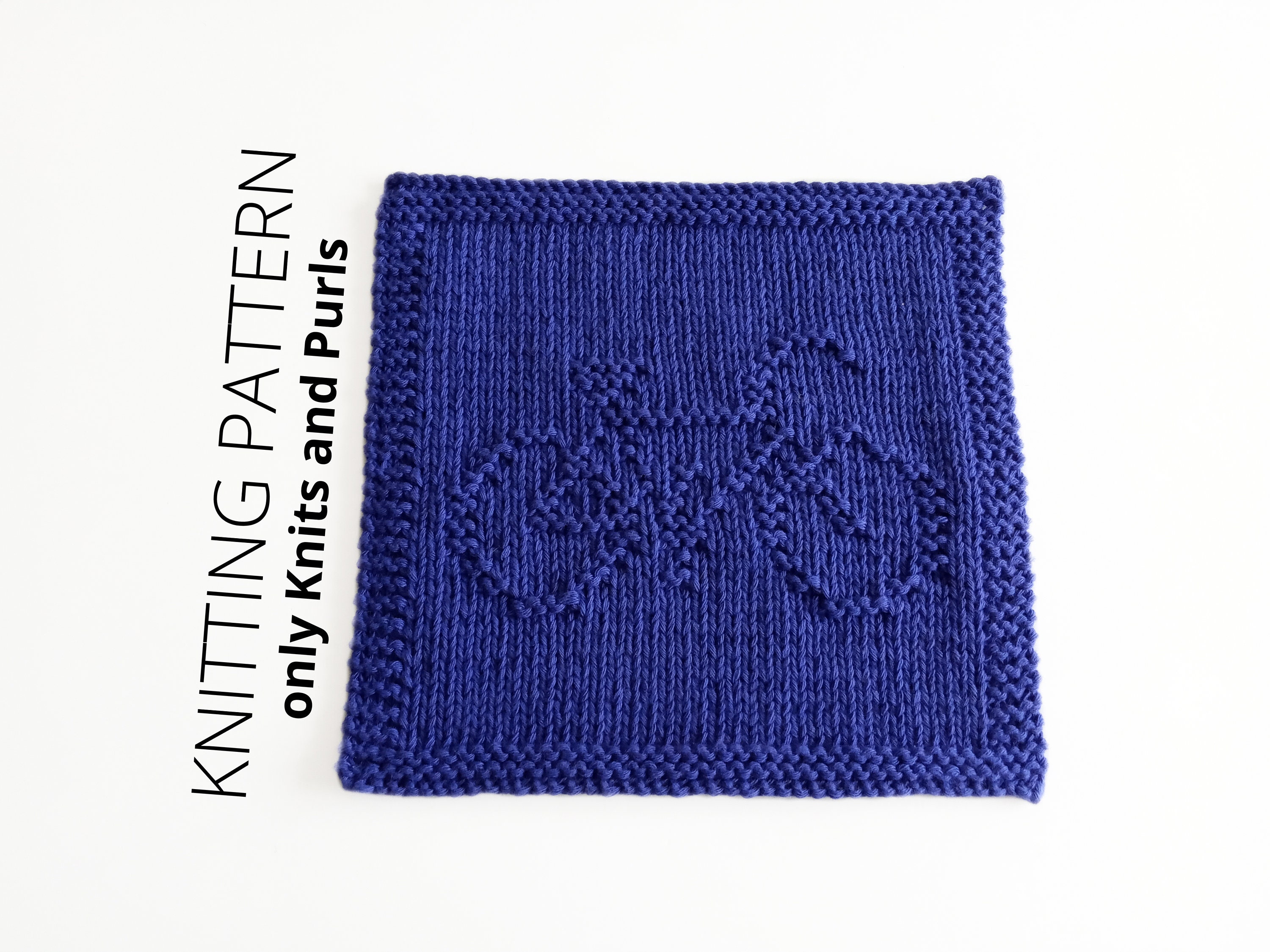 BICYCLE Knitting PATTERN, Bicycle Dishcloth, Bicycle Pattern, Easy ...