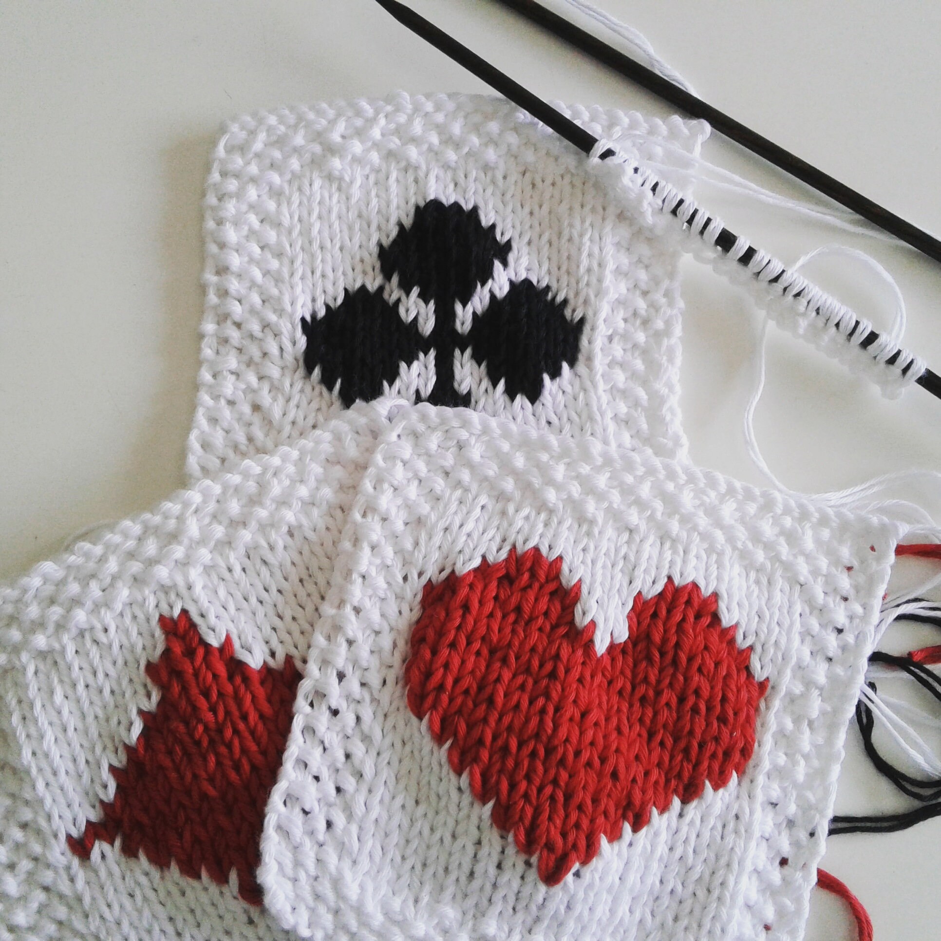POKER SET Knitting Pattern, Placemat and Coasters Knitting Pattern, I ...