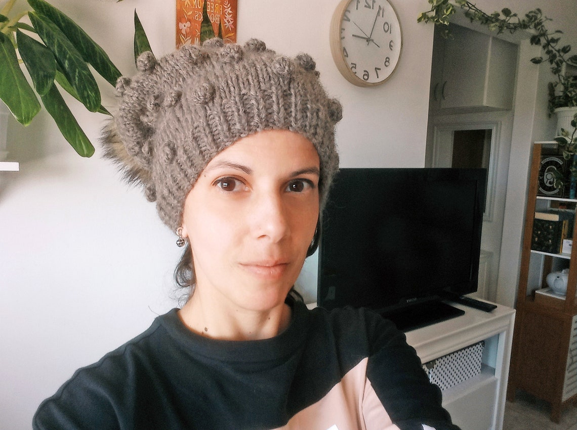 POPCORN Hat Knitting Pattern Adult Babies and Toddler Sizes - Etsy