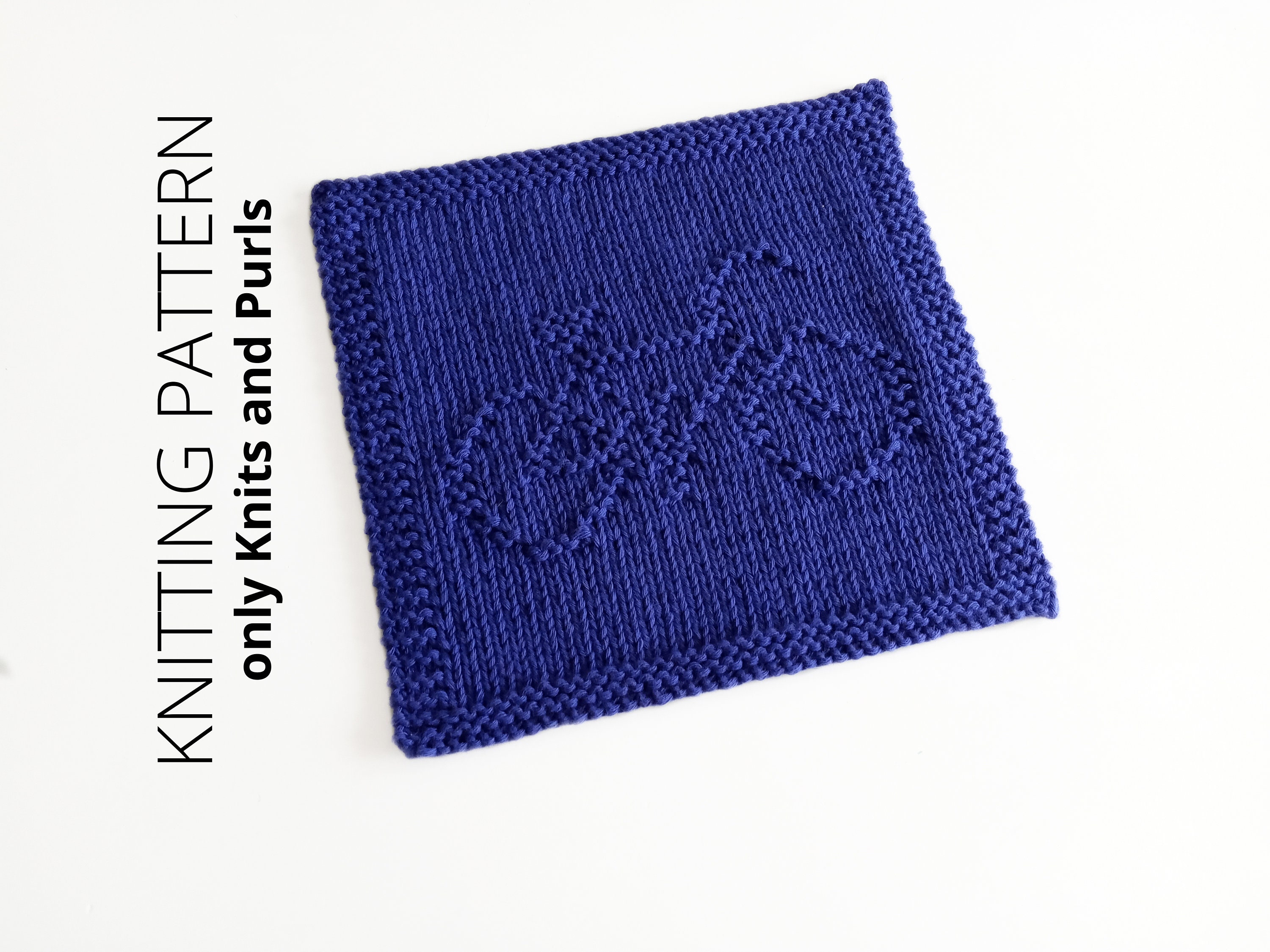 BICYCLE Knitting PATTERN, Bicycle Dishcloth, Bicycle Pattern, Easy ...
