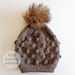 POPCORN Hat Knitting Pattern for Babies, Toddlers and ADULTS - DIY Baby ...