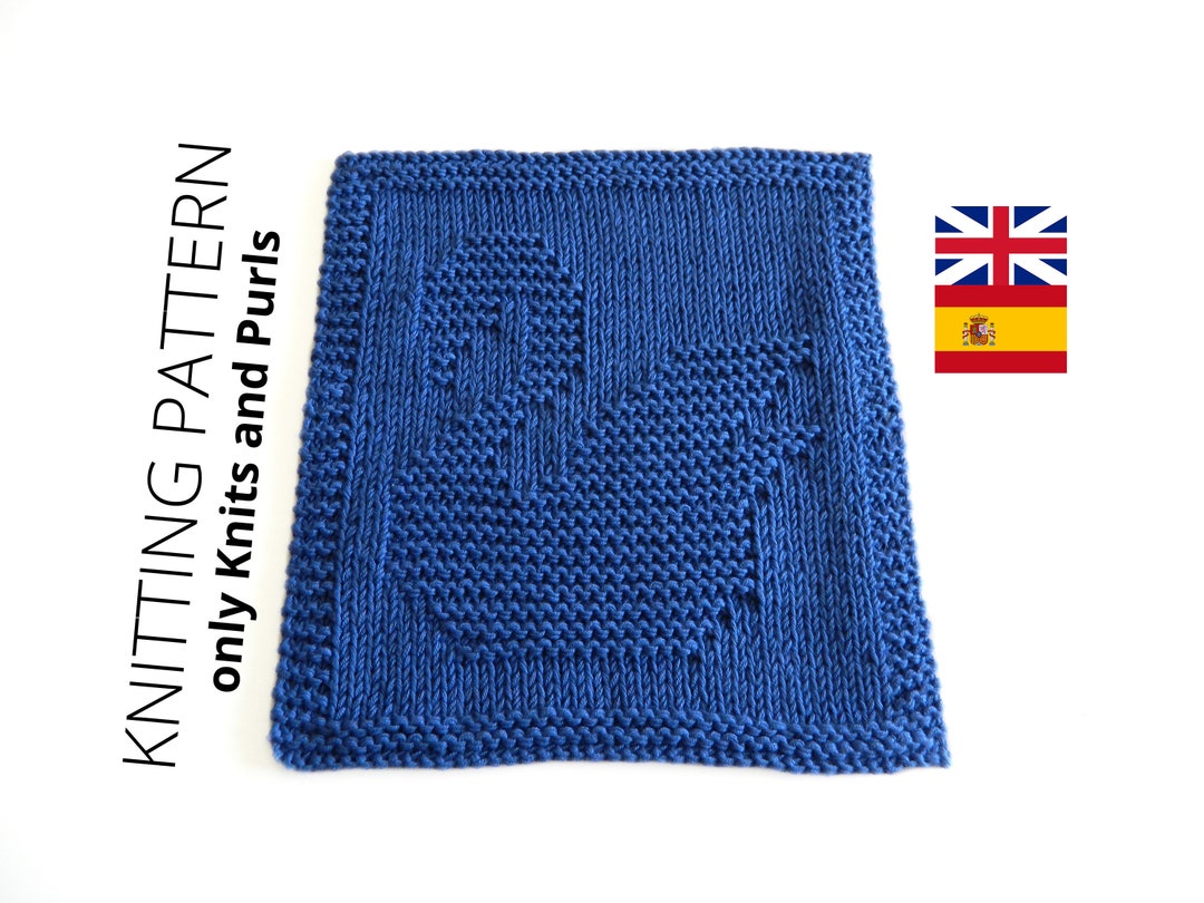 SWAN Dishcloth Beginner KNITTING PATTERN, Swan Knitting Pattern, Easy ...