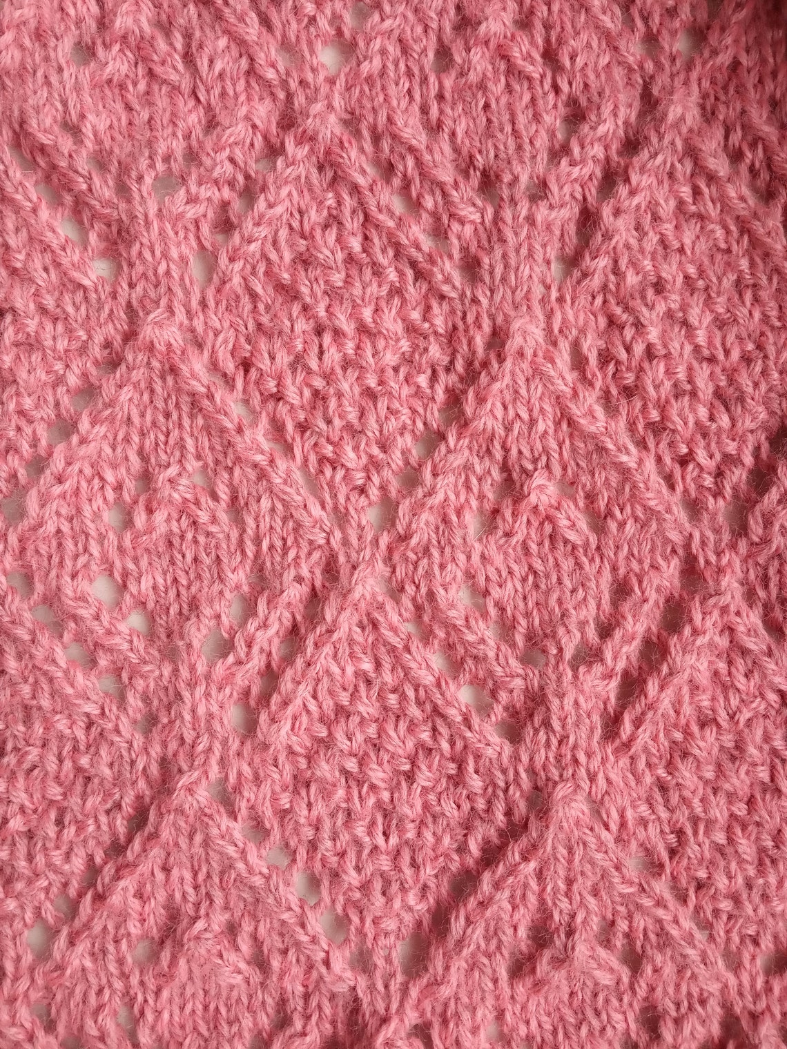 Lace Diamonds Blanket KNITTING PATTERN 4 SIZES Lace Blanket - Etsy