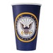 US Navy Party Cups- Navy Paper Cups, US Navy Party, Navy Graduation ...