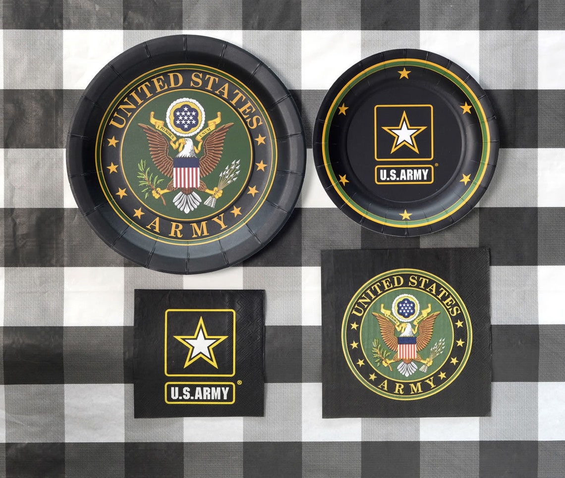 Army Party Balloon/ USA Army Balloon/ US Army Crest Balloon/ American ...