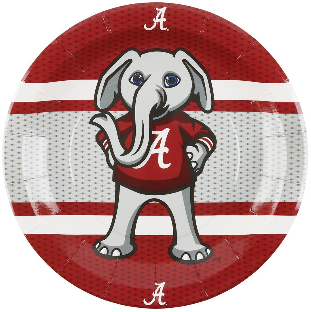 Big Al Party Party Plates/alabama Party Plates/university of Alabama ...