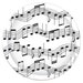 Musical Note Party Plates/large Musical Note Dinner Plates/rock N Roll ...