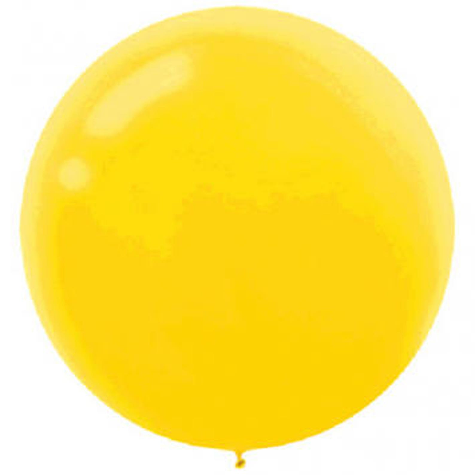 Jumbo Yellow Round Latex Balloon/24 Inch Round Yellow Latex Balloon ...