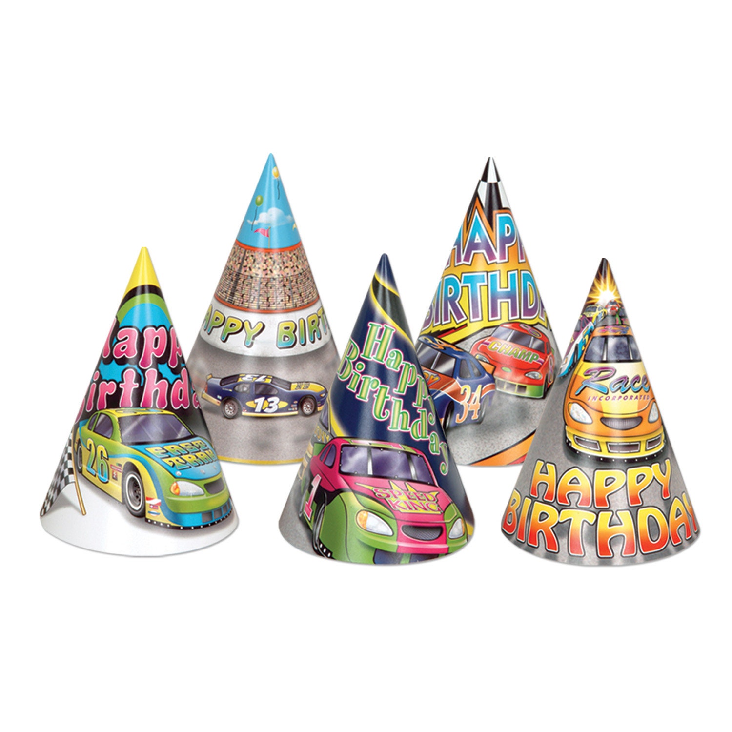 Race Car Party Hats / Cars Party Hats/ Racecar Party Hats/ Cars Party ...