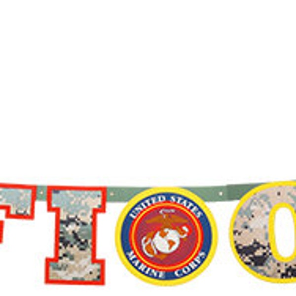 Marine Graduation Banner - Etsy