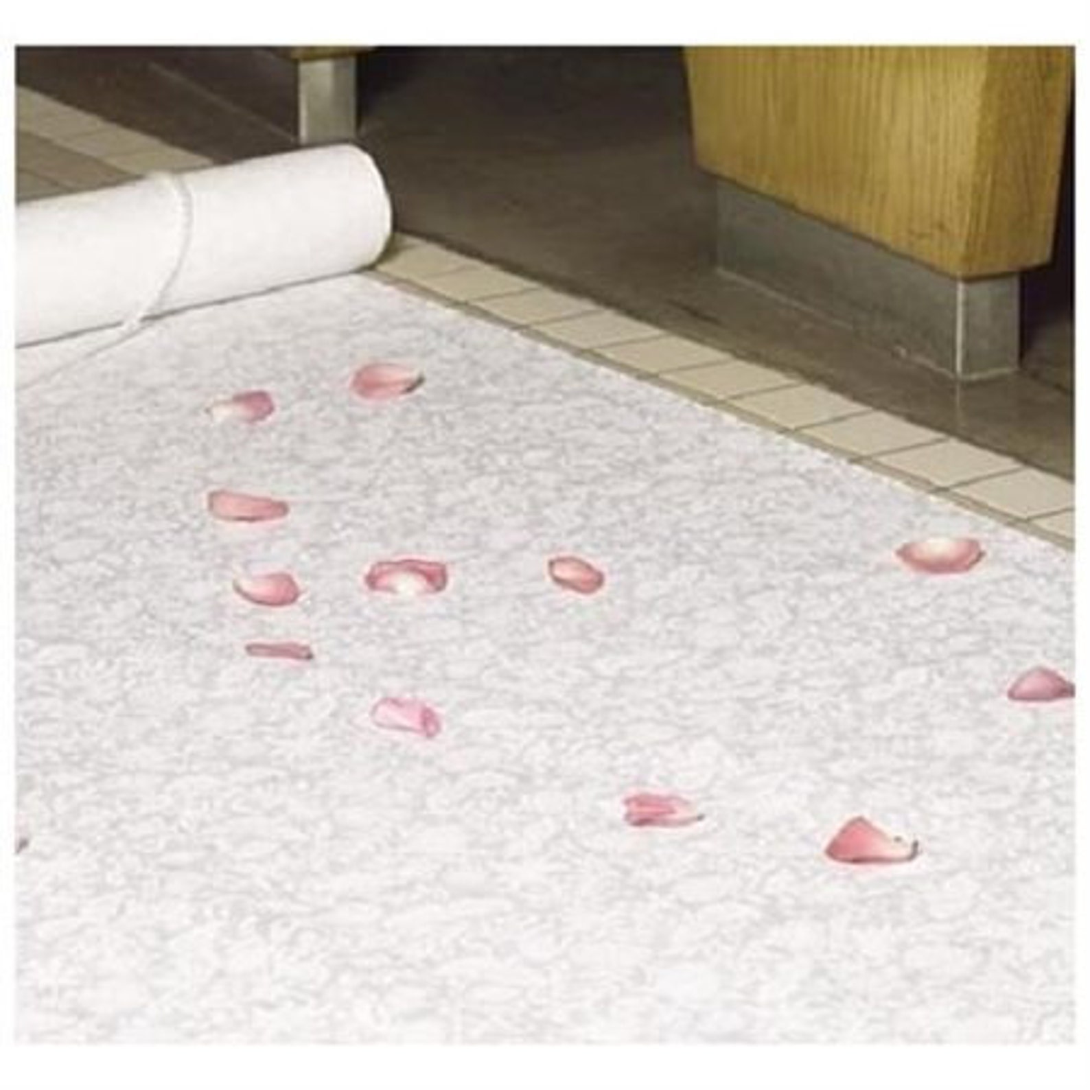 DELUXE Fabric White Aisle Runner/ White Floor Runner/ White Carpet ...