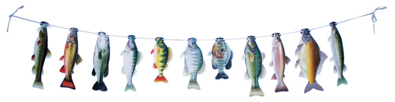 String of Fish Party Banner- Angeln Geburtstag, Fisch Dekoration ...
