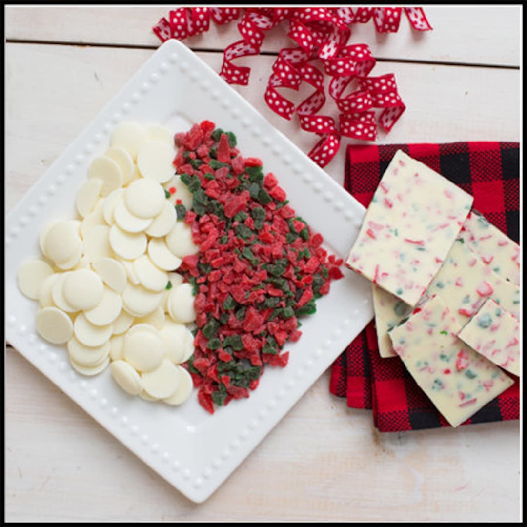 Peppermint Bark Candy Kit- Peppermint Bark Chocolate, Christmas Candy ...