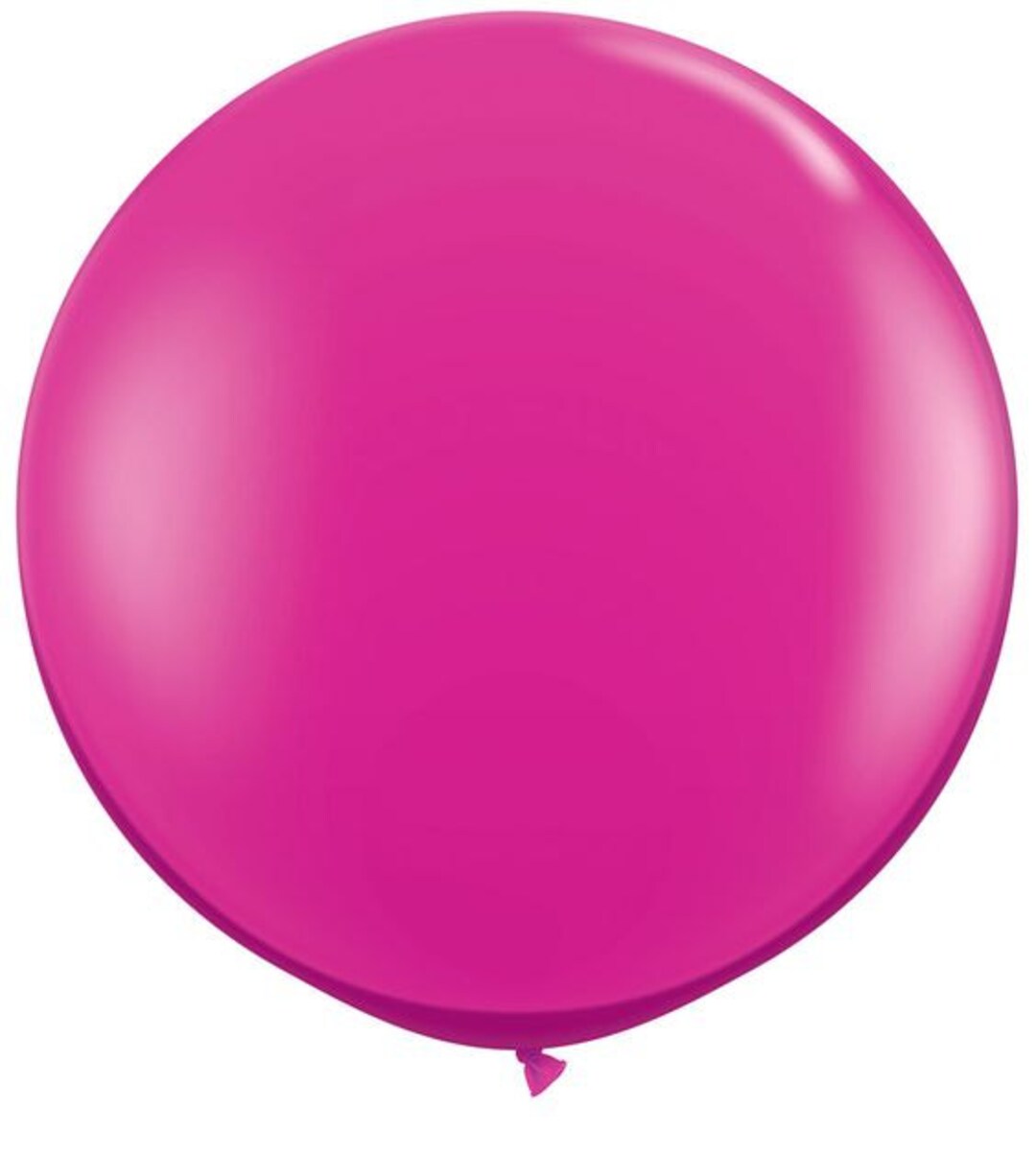 Large Round Bright Pink Latex Balloons/ 4 CT Large Pink Balloons/ XL 24 ...