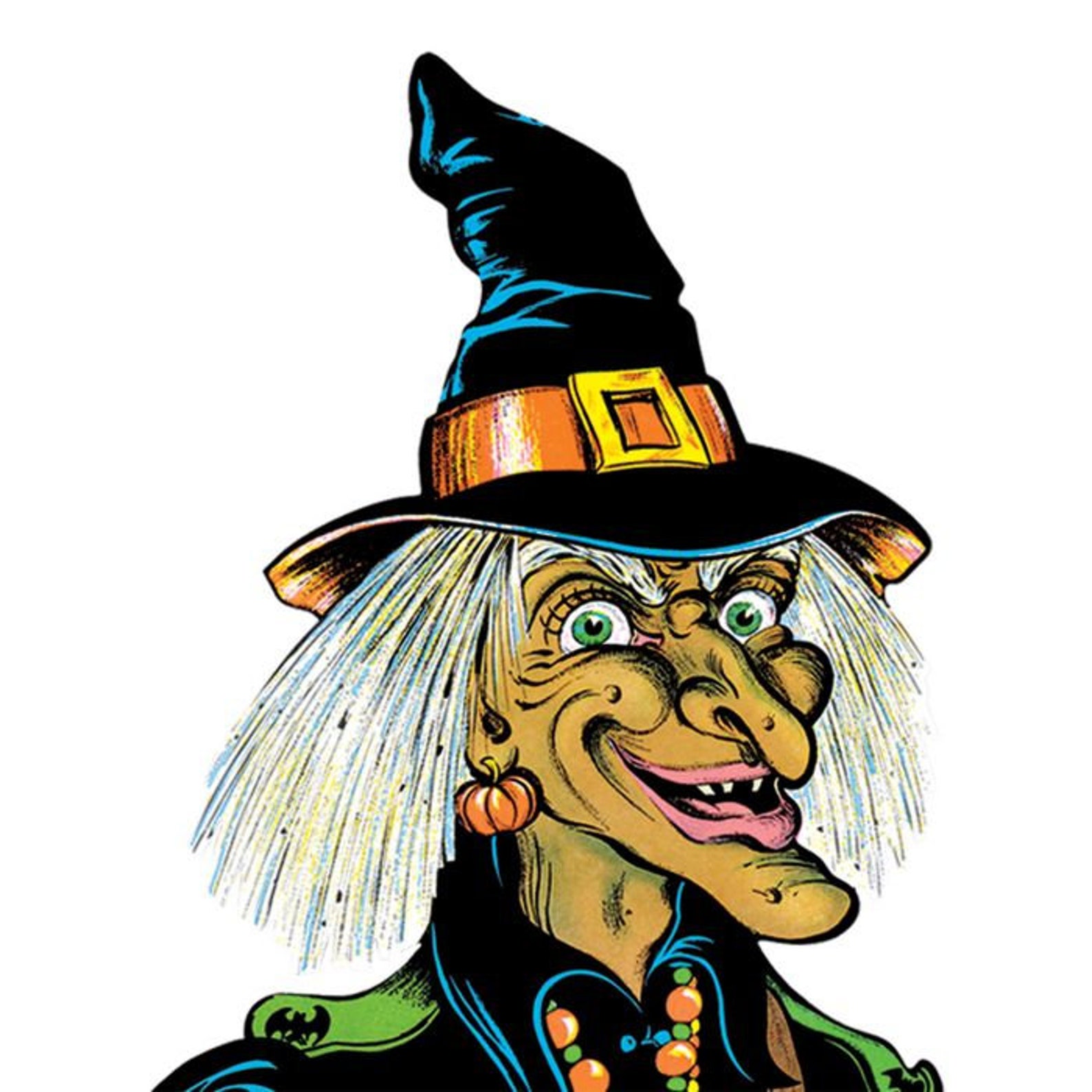 Vintage Halloween Jointed Witch Decoration/halloween Witch - Etsy