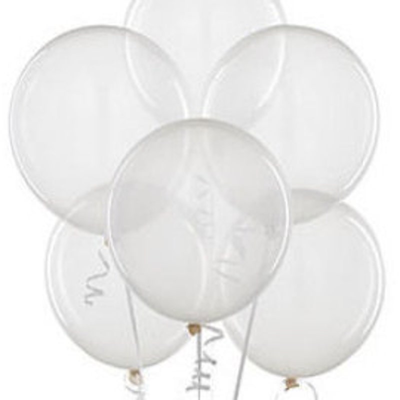 Clear Balloons - Etsy