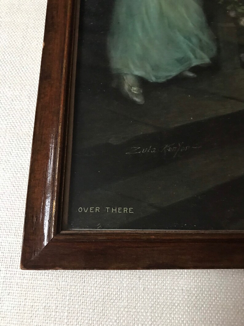 Vintage 1900s Zula Kenyon Print/zula Kenyon over There - Etsy