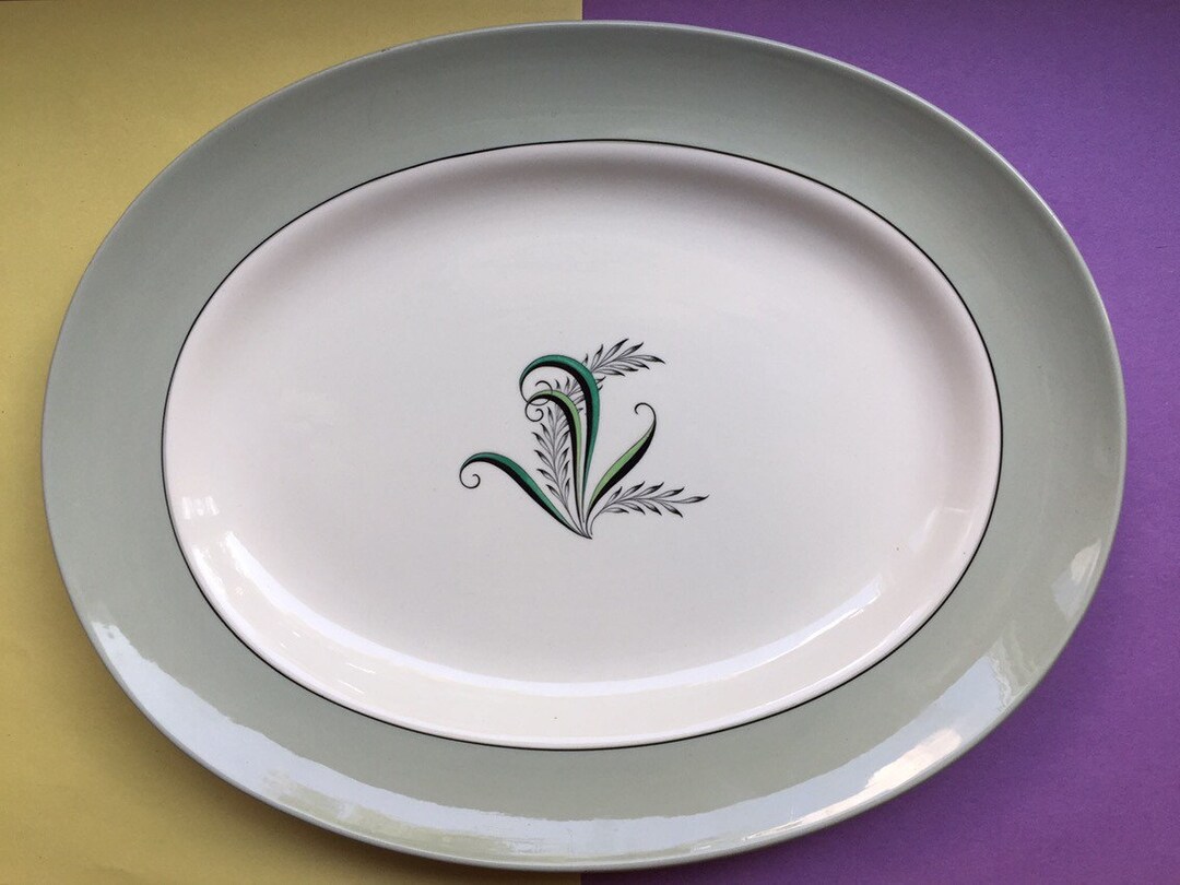 Vintage Copeland Spode Serving Platter / Plate / Olympus Pattern - Etsy