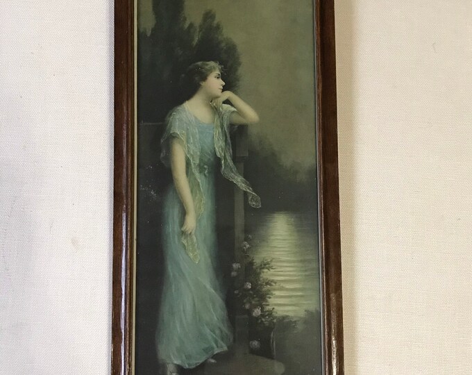 Vintage 1900’s Zula Kenyon Print/zula Kenyon “over There” Print/art ...