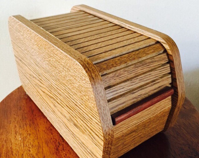 Vintage Wooden Rolodex / Mid Century Desk Adress Organizer / Vintage ...