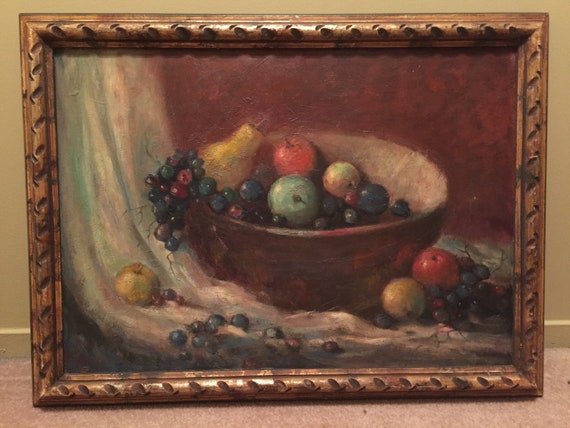 Vintage Still Life Oil Painting/large Oil Painting/oil | Etsy