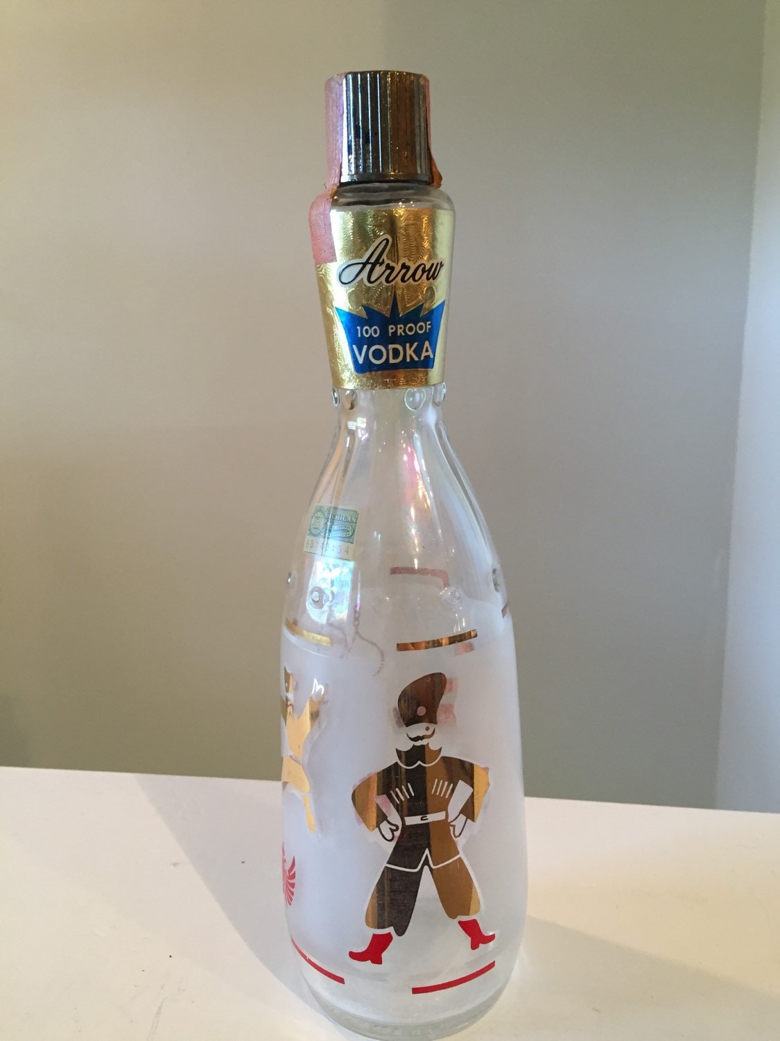 Vintage Arrow Vodka Bottle from Detroit Mi | Etsy