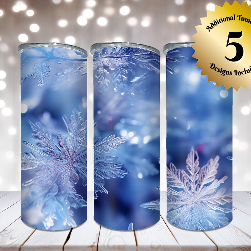 Snowflake Tumbler - Etsy