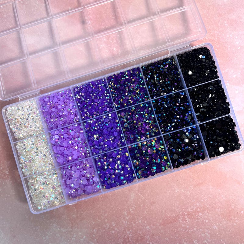Rhinestone Jewelry Box - Etsy