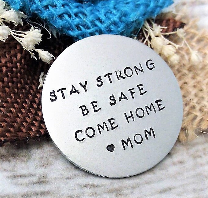 Personalized Wallet Insert, Hand Stamped Coin, Challenge Coin ...