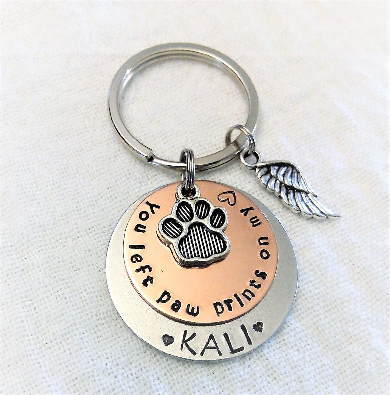 Pet Memorial Keychainpersonalized Memorial Keychainpet - Etsy UK