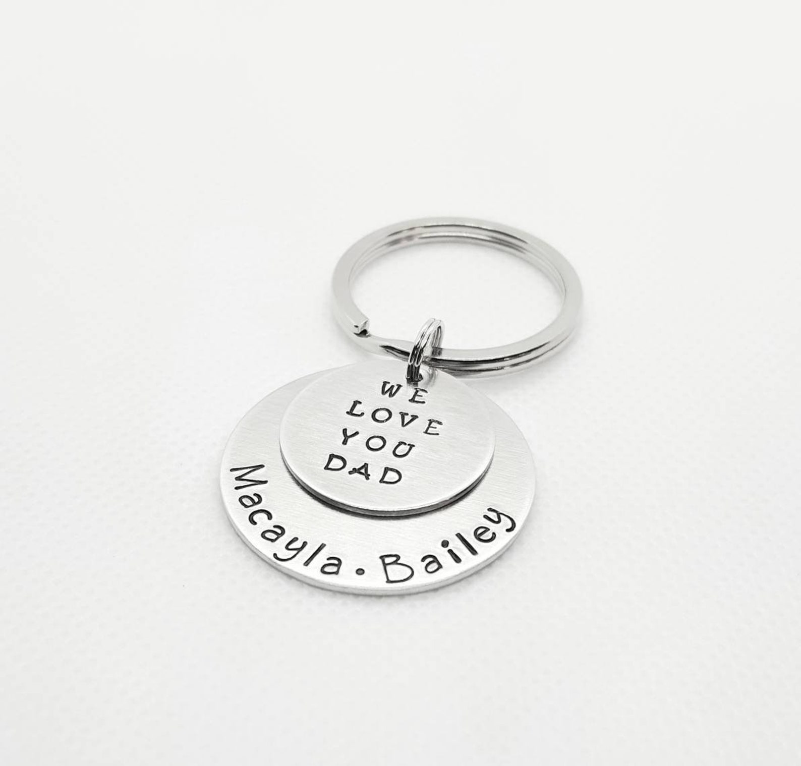 Personalized Dad Key Chain Father's Day Gift Gift for - Etsy
