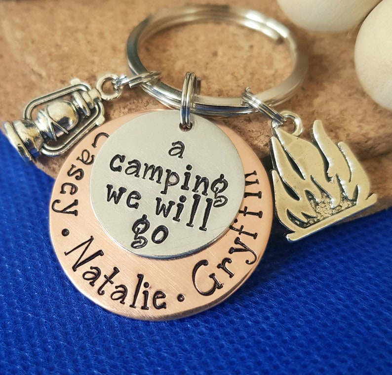 Camping Key Chaingift for Camperpersonalized Keychaingift - Etsy