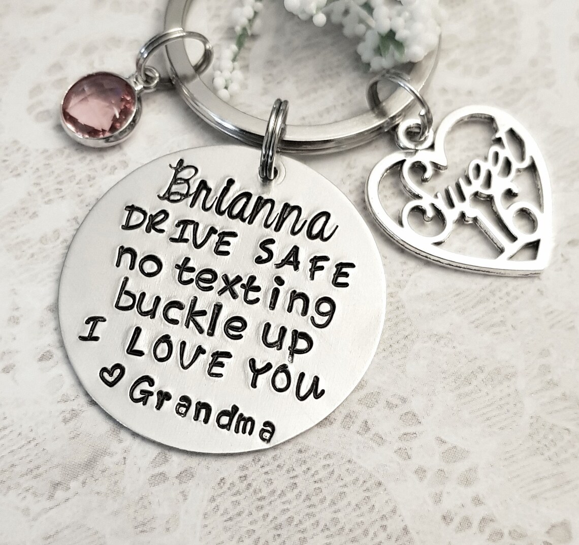 Personalized Sweet 16 Keychainsweet 16 Keychaingift for - Etsy
