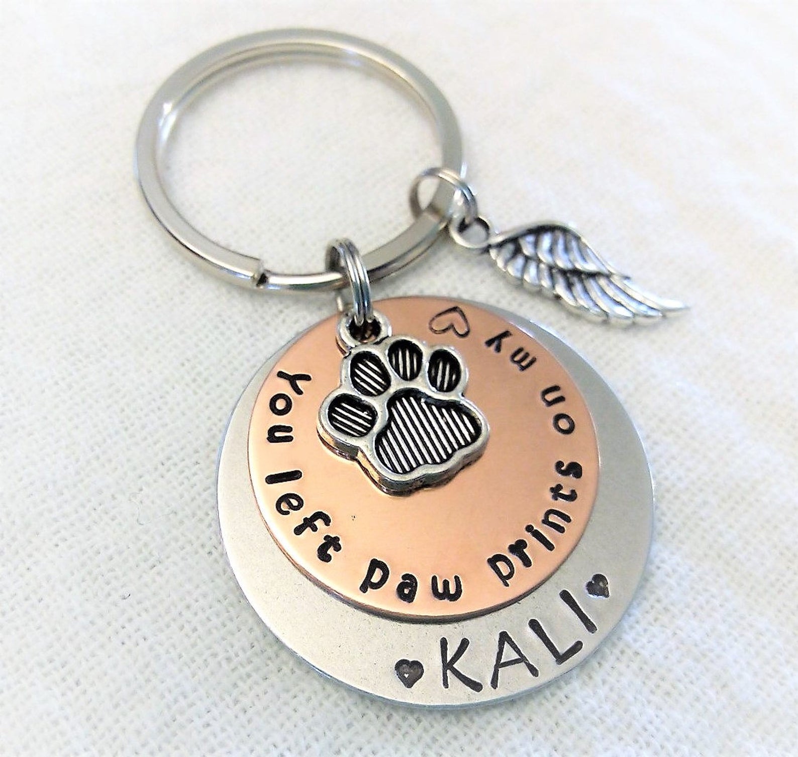 Pet Memorial Keychainpersonalized Memorial Keychainpet - Etsy UK