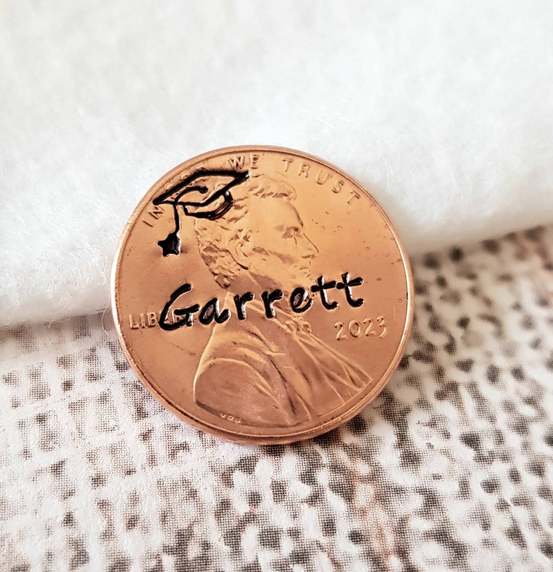 Personalized Graduation Penny,2024 Penny,graduate Gift,gift for Senior ...