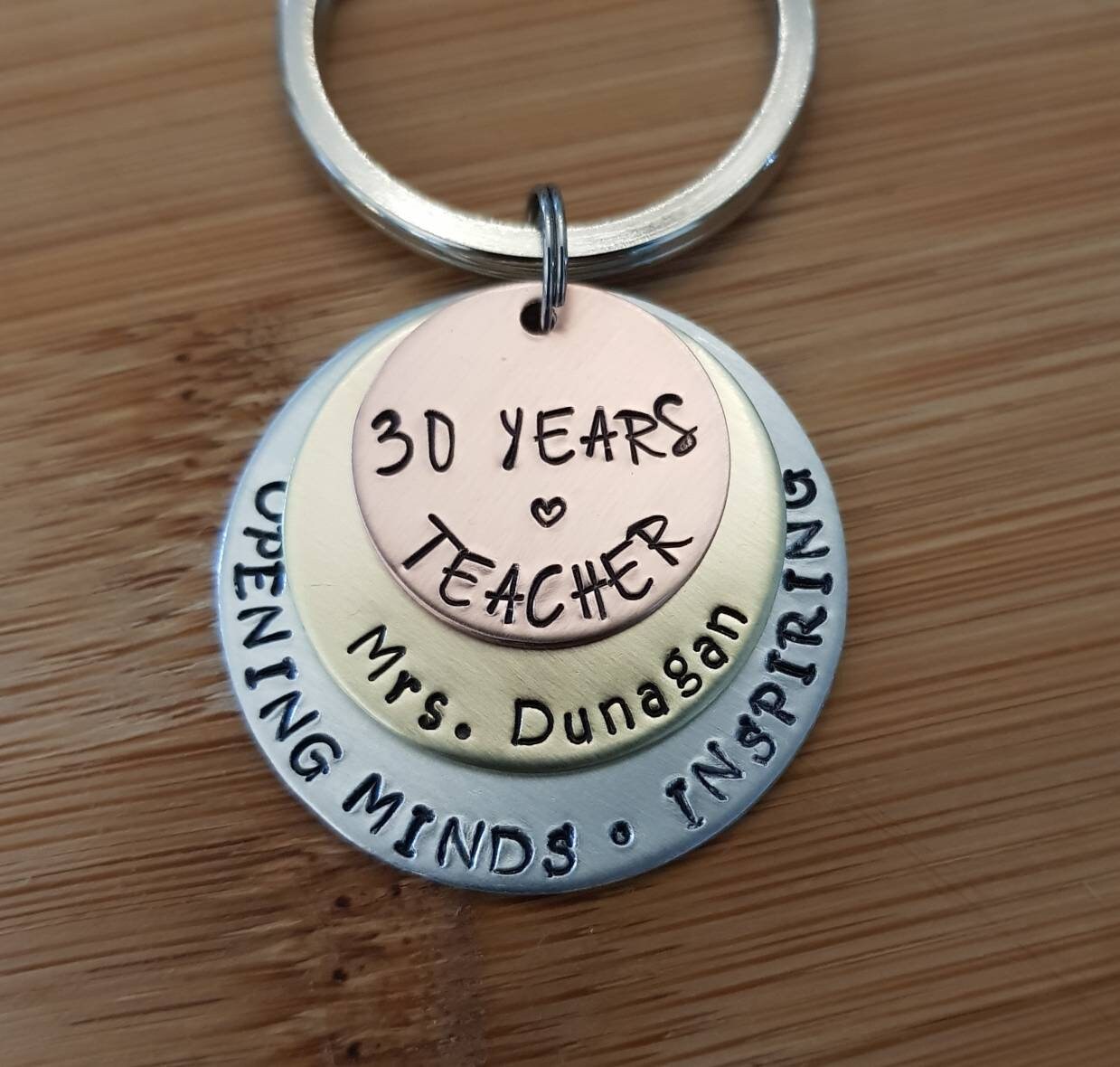 Personalized Teacher Key Chain Teacher Keychain Gift for - Etsy