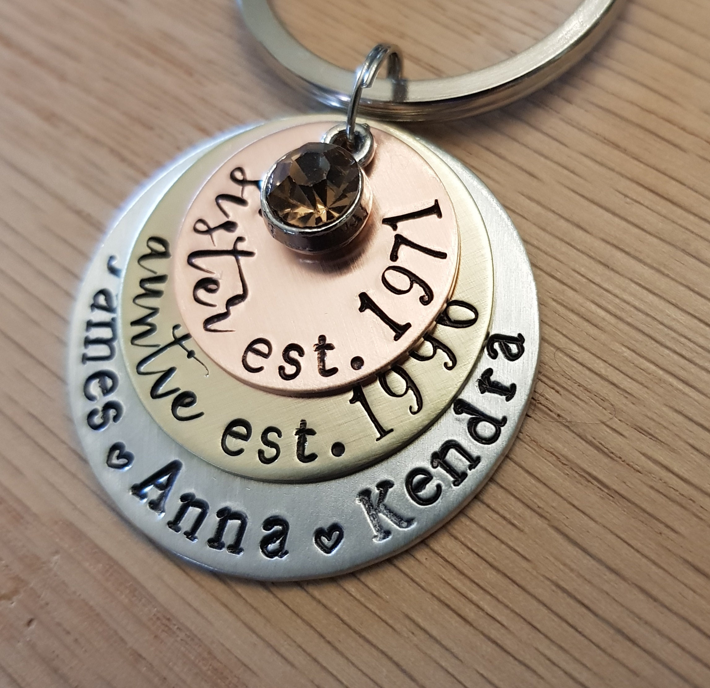 Personalized Sister Keychain Sister Key Chain Sister Gift | Etsy