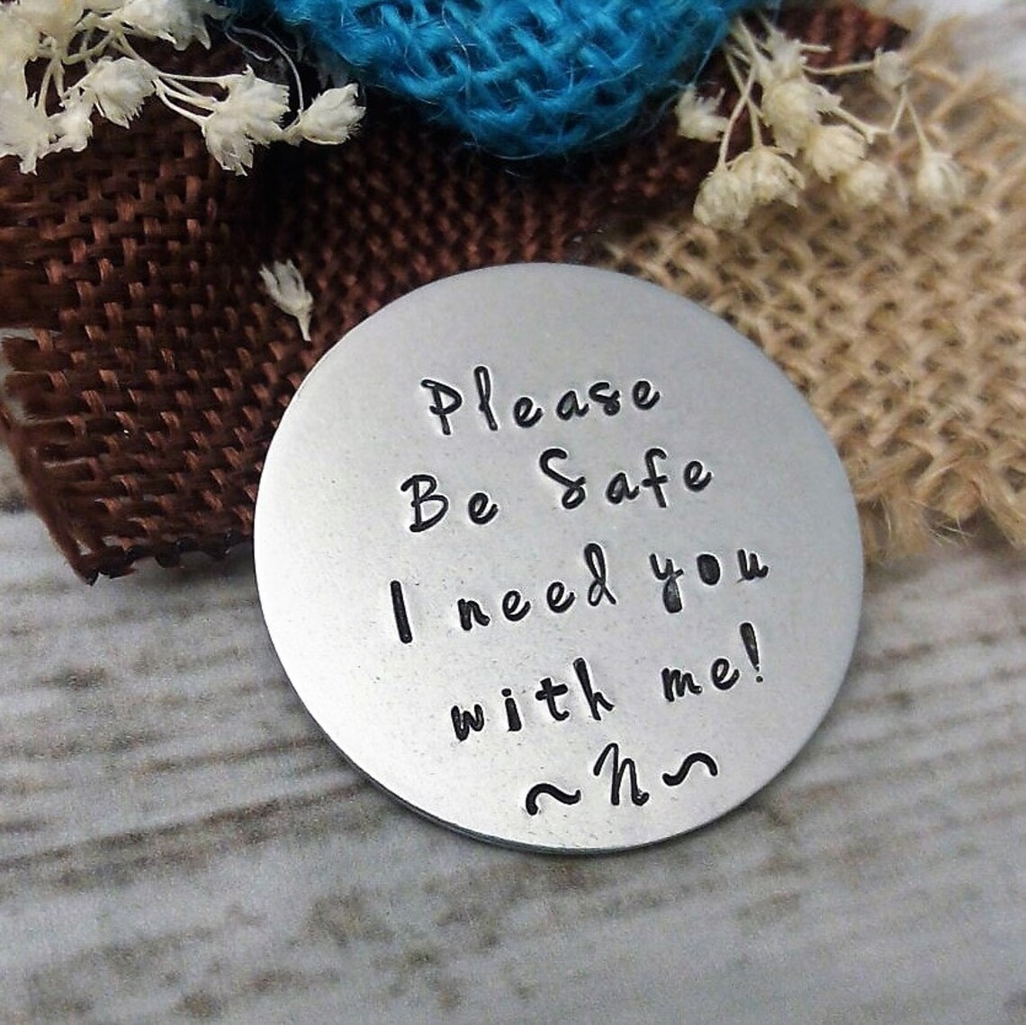Be Safe Coin Police Officer Gift Firefighter Gift | Etsy