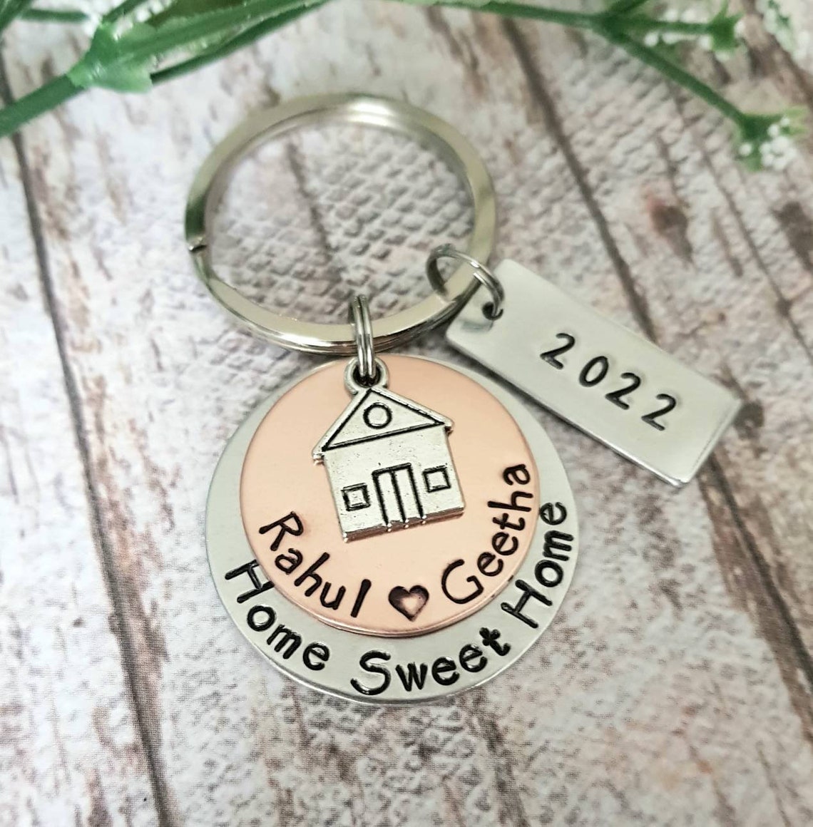 Personalized Home Key Chainhouse Warming Giftappreciation - Etsy