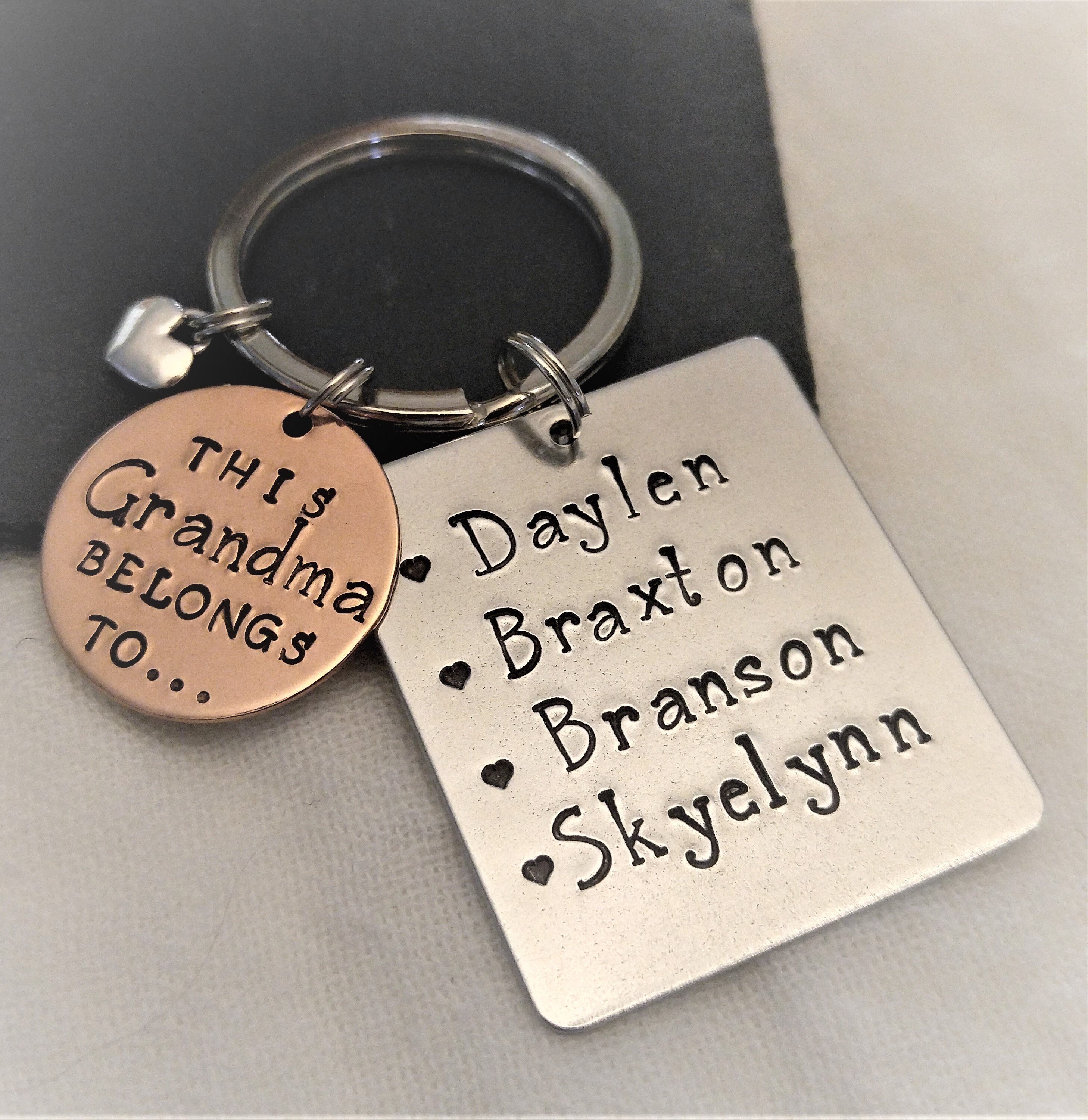 Personalized Grandma Keychaingrandma Key Chaingift for - Etsy
