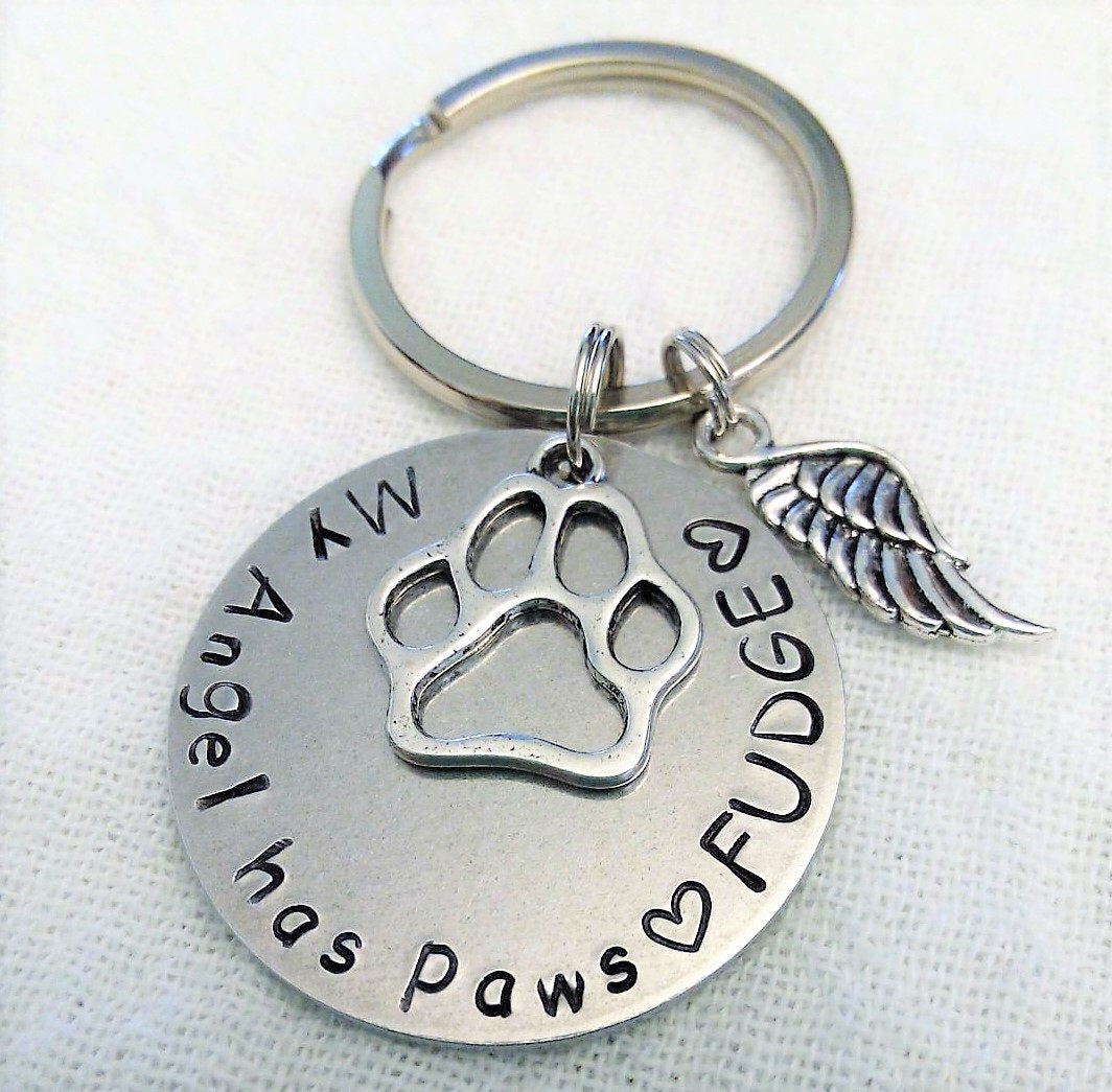 Pet Memorial KeychainPersonalized Memorial KeychainPet | Etsy