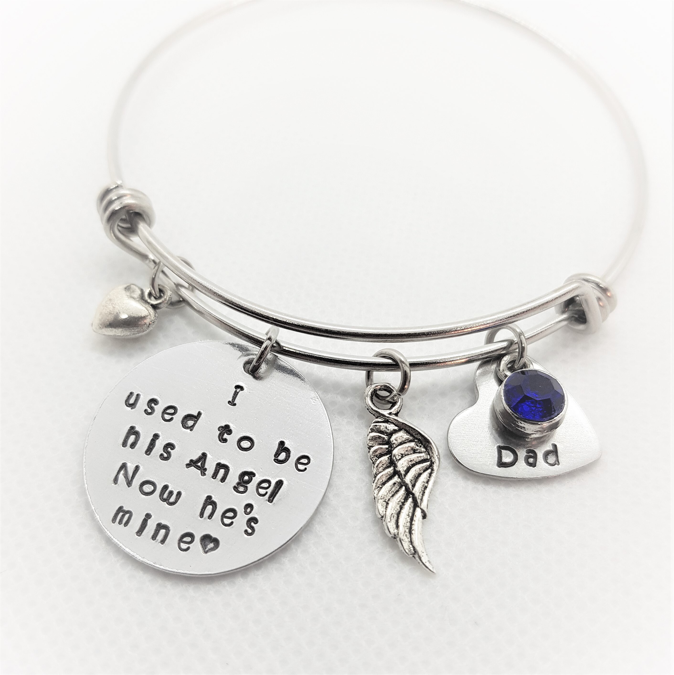 Personalized Memorial Bracelet Memorial Jewelry Loss of | Etsy