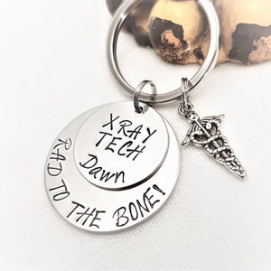 Personalized X Ray Technician Key Chain,radioloigist Keychain,x Ray ...