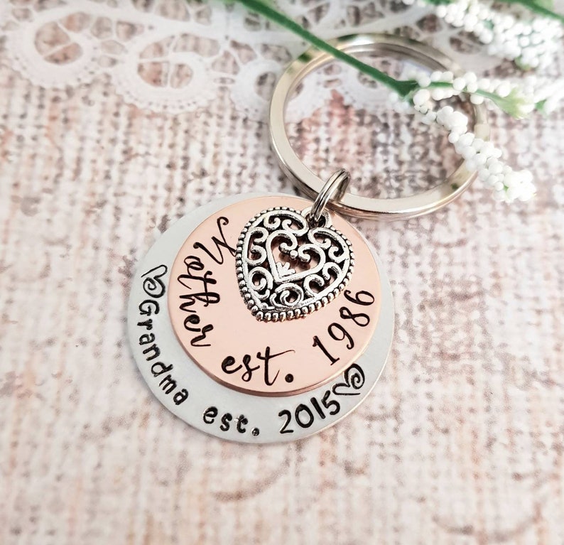 Personalized Mother Key Chainmother's Day Giftgift for - Etsy