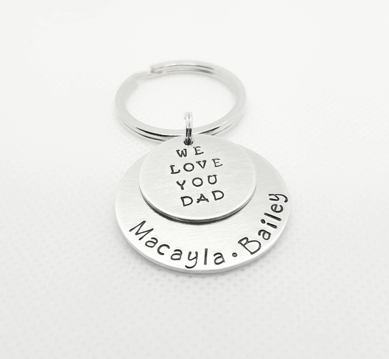 Personalized Dad Key Chain Father's Day Gift Gift for | Etsy