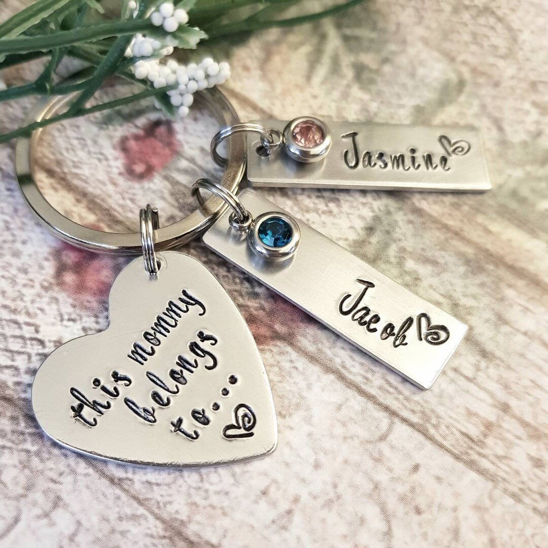 Personalized Mommy Keychain,mother Key Chain,gift for Mom,mother's Day ...