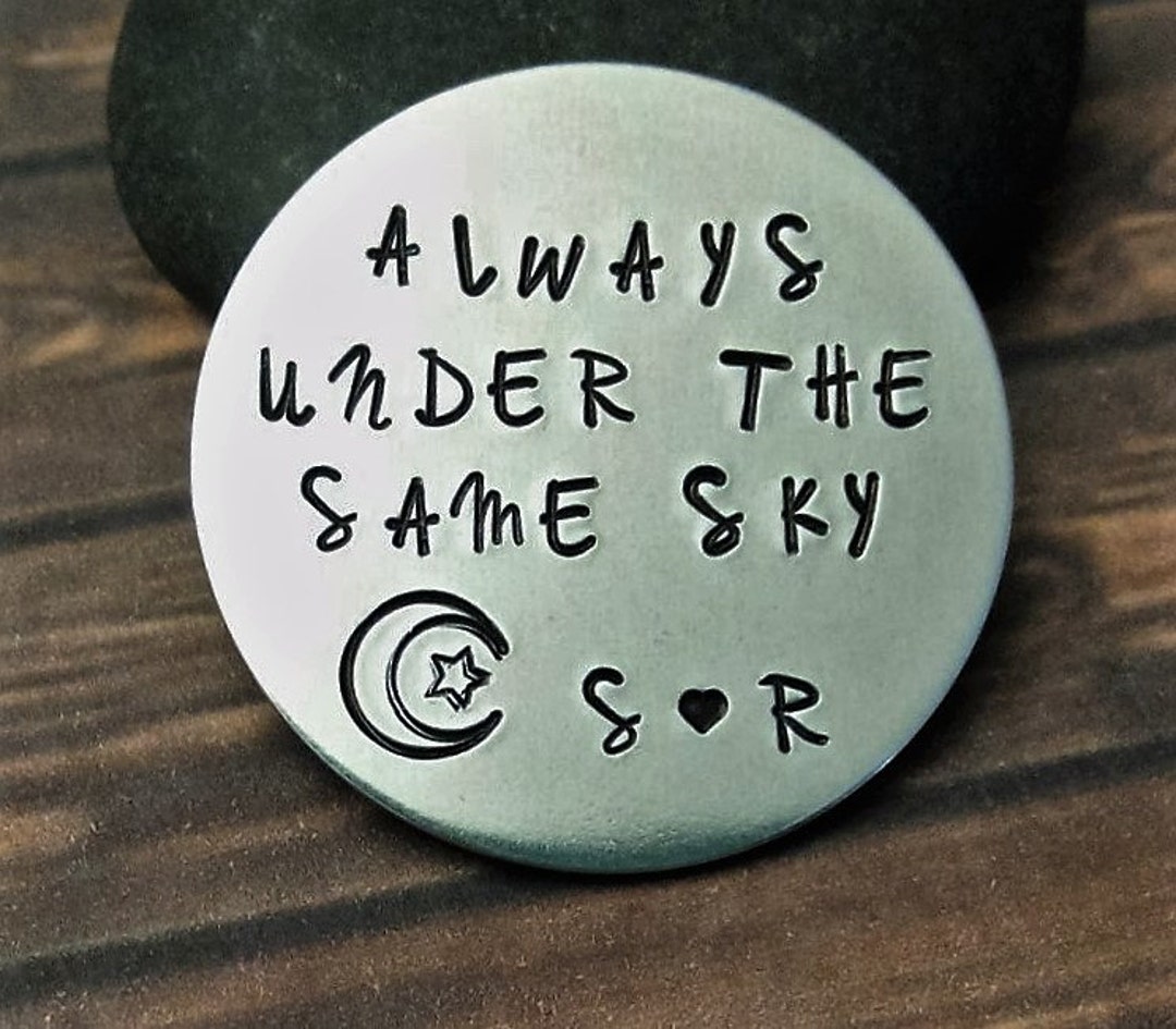 Hand Stamped Challenge Coin,wallet Insert,military Gift,military Token ...