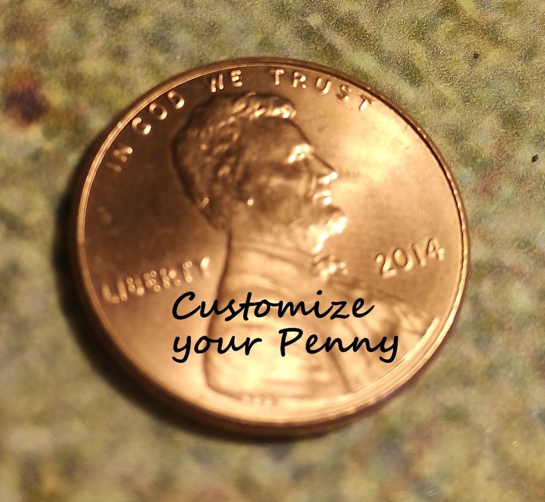 Lucky Penny,custom Penny,hand Stamped Penny, Anniversary Penny ...