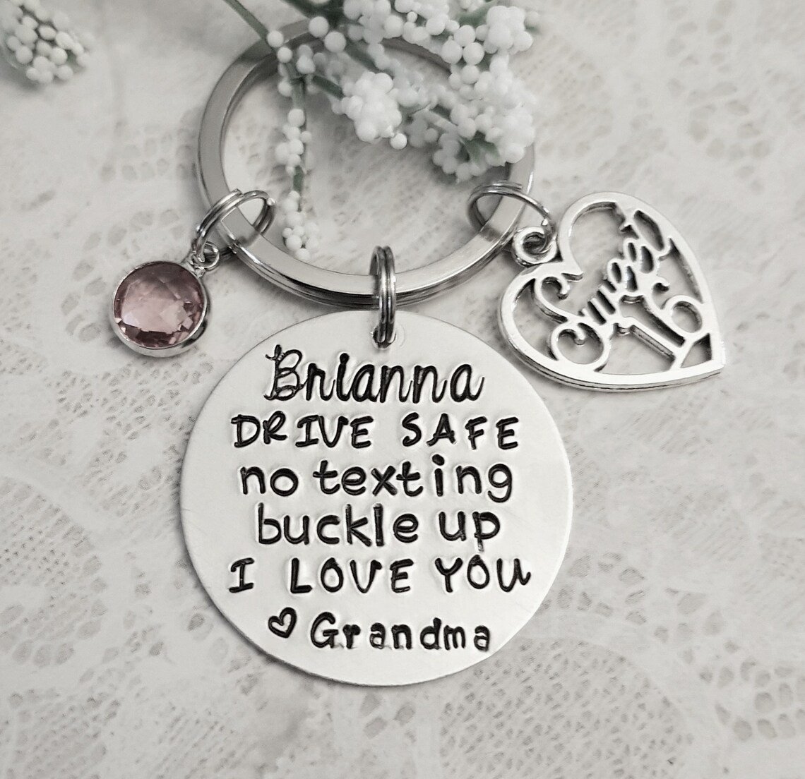 Personalized Sweet 16 Keychainsweet 16 Keychaingift for - Etsy